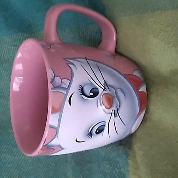 Disney | Kitchen | Disney Store Aristocats Marie Cat Pink Coffee Mug 3d ...